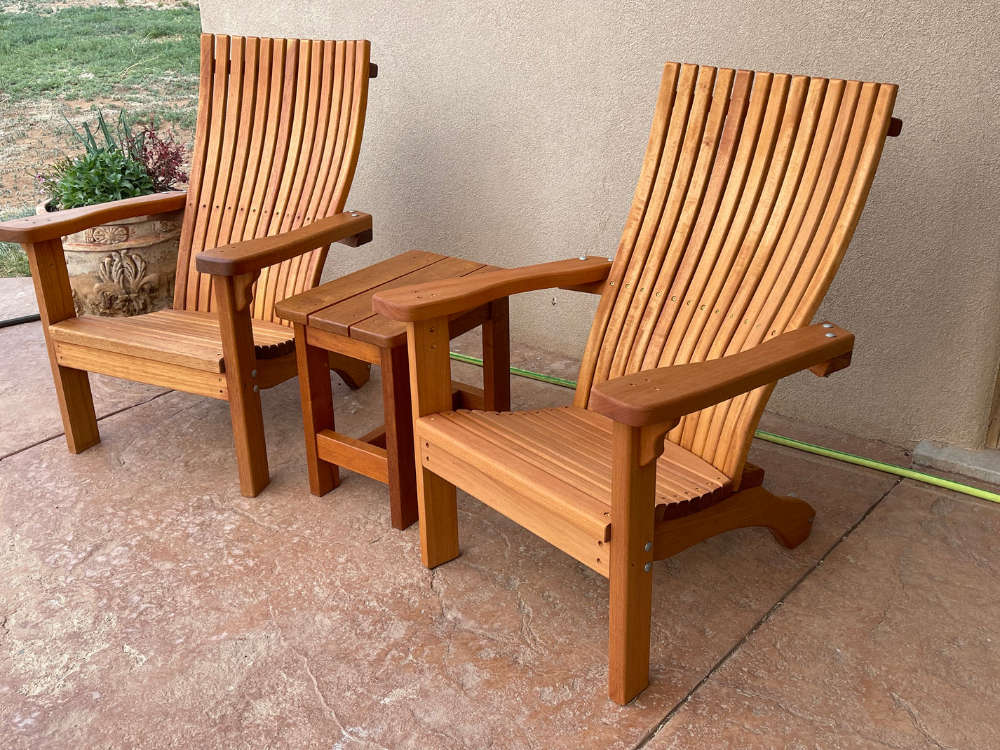 Modern Comfort Design Adirondack Chairs – MK Designs Fine Woodworking ...