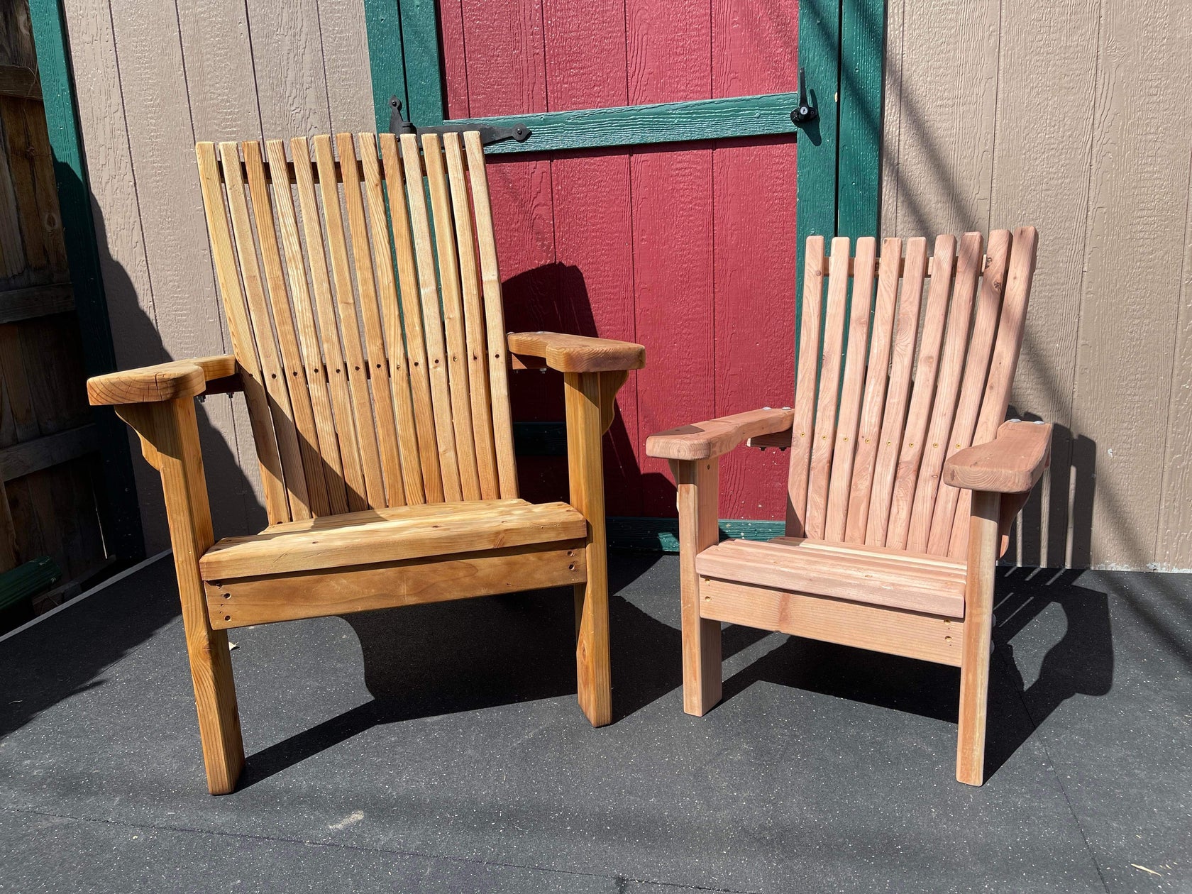 Modern Comfort Design Adirondack Chairs – MK Designs Fine Woodworking ...